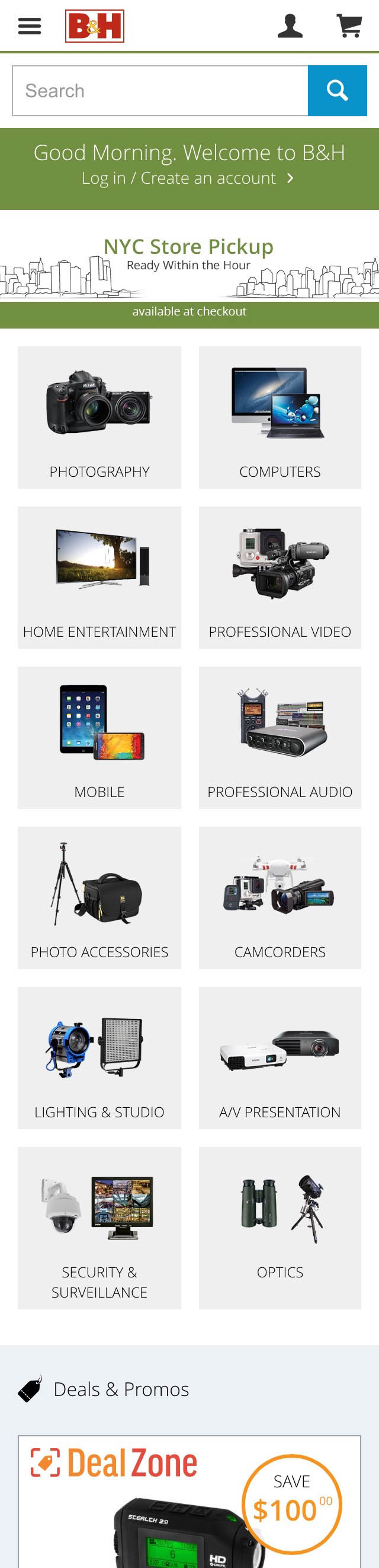 UX Research: 7 Reasons B&H Photo's Mobile Site is Best-in-Class – Baymard