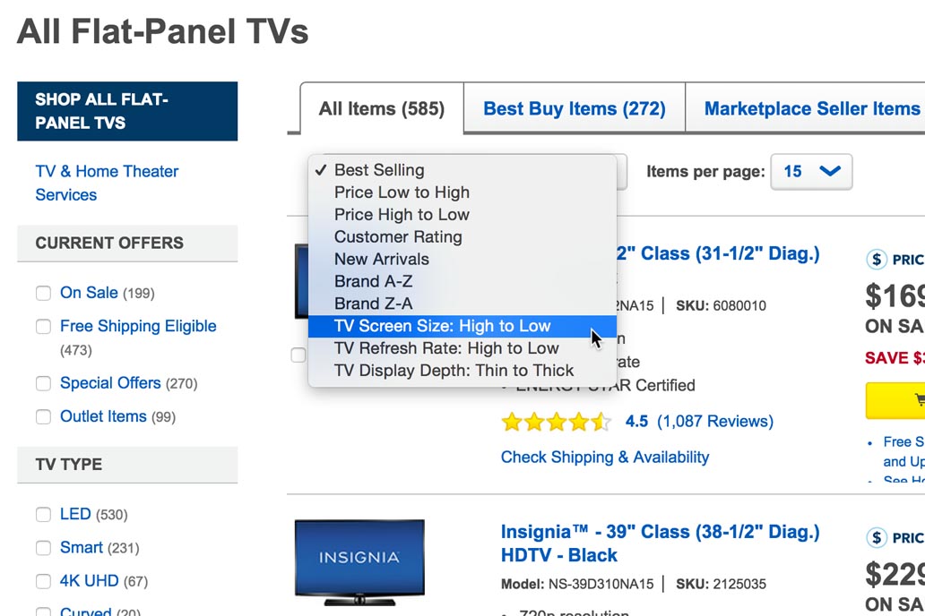 Category-Specific Sorting: A New Way to Sort Products – Articles ...