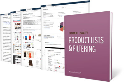 E-Commerce Product List Usability: Report & Benchmark – Baymard