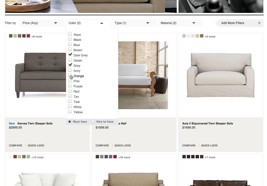Filter UI Design: A Horizontal Toolbar Can Outperform the Traditional ...