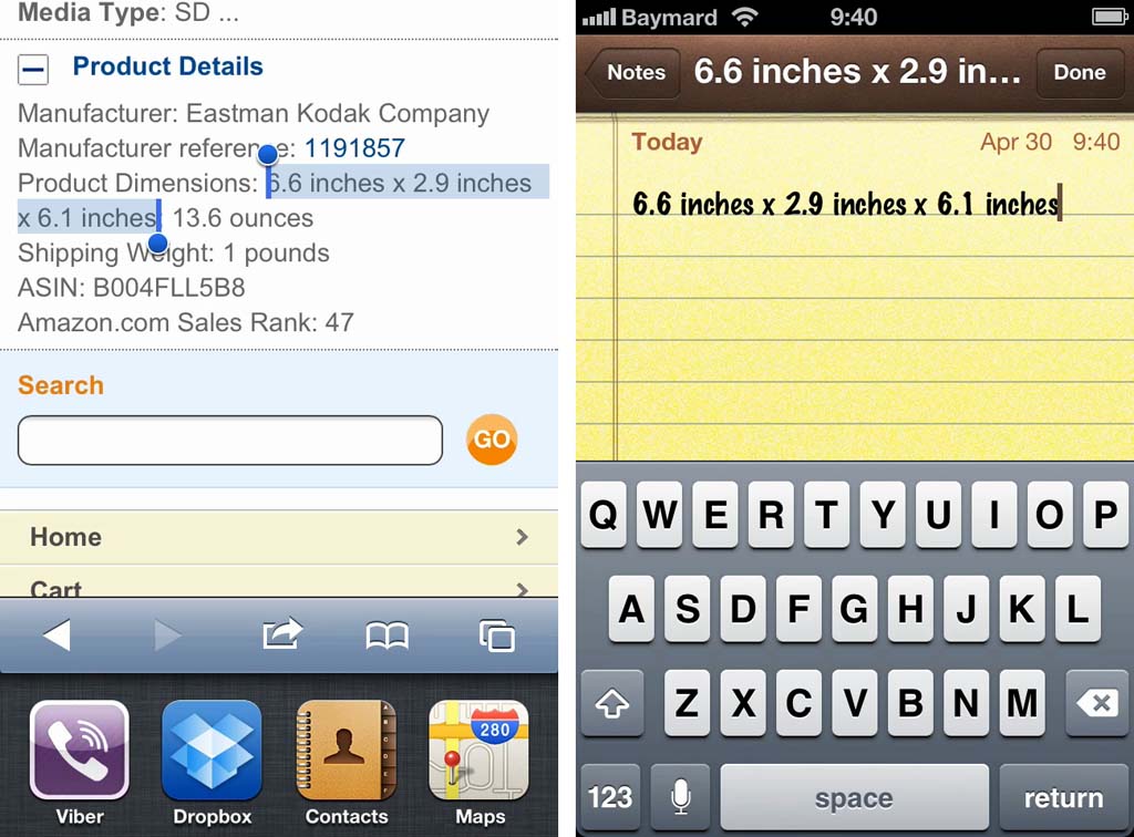 Mobile Product Pages: Always Offer a List of Compatible Products – Baymard