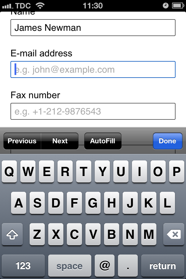 Mobile Form Usability: Never Use Inline Labels – Baymard