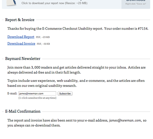 6 Ways to Get More Out of Your Order Confirmation Page – Articles ...