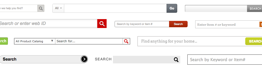 E-Commerce Search Field Design and Its Implications – Baymard