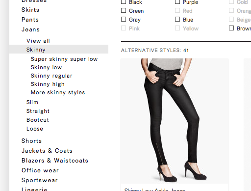E-Commerce Navigation: Show Sibling Categories for Easy Scope ...