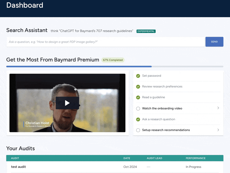 Baymard's New Free Plan Explained – Baymard Institute