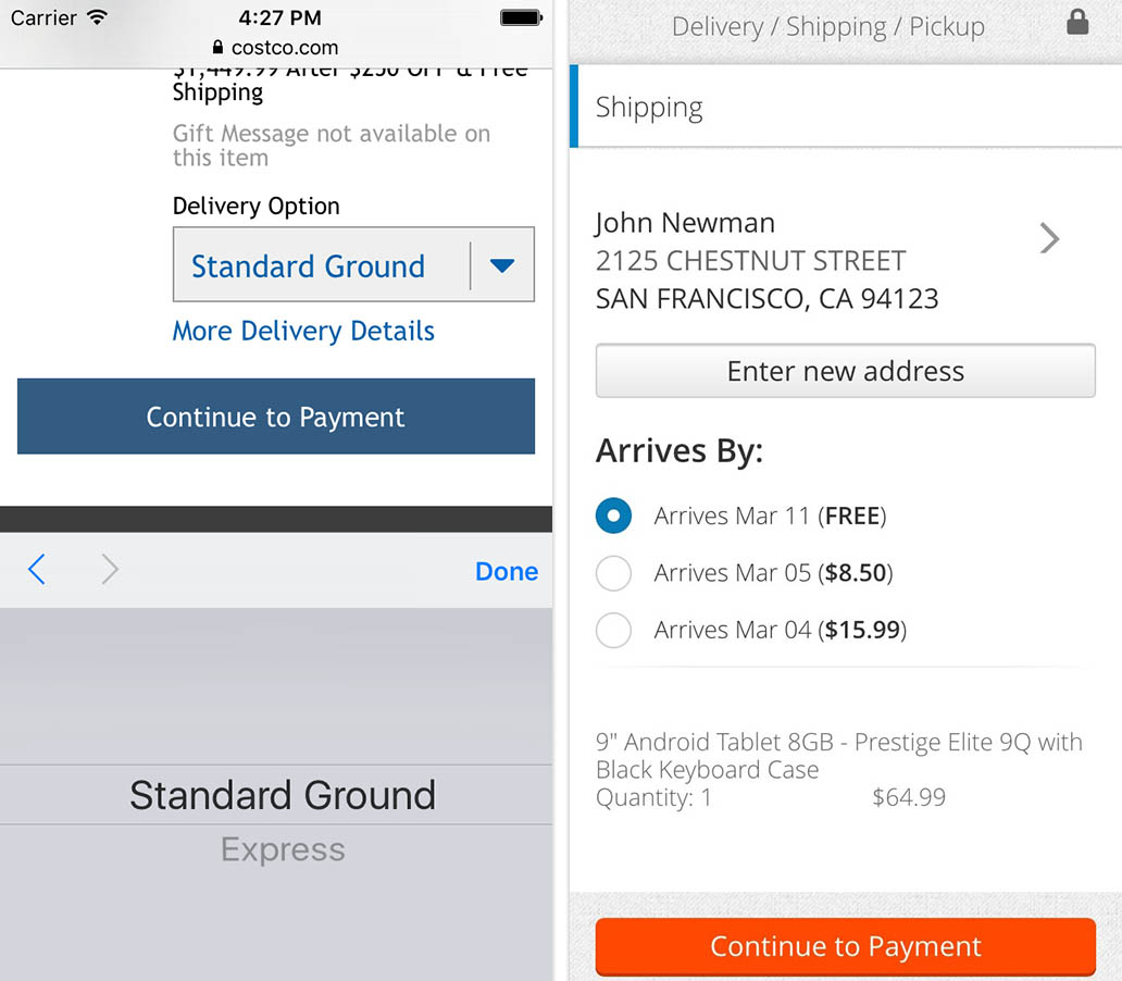 The State of Mobile Checkout & Form Usability – Articles – Baymard ...