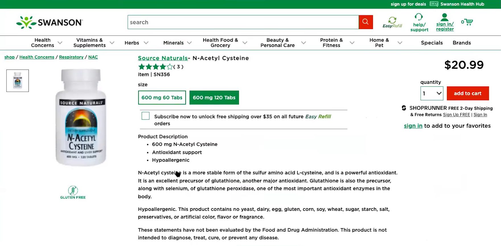 Always Provide a “Supplement Facts Label” Image in the Main Image ...